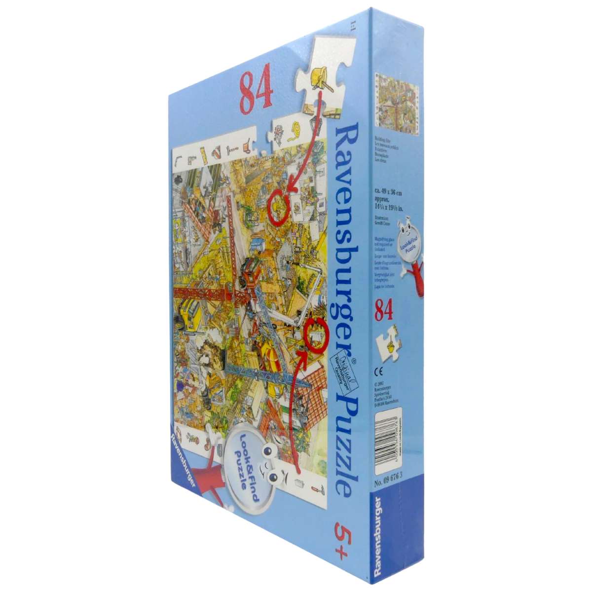Ravensburger Puzzle Building-Site 84 Teile 49 x 36 cm 096763 NEU OVP ...